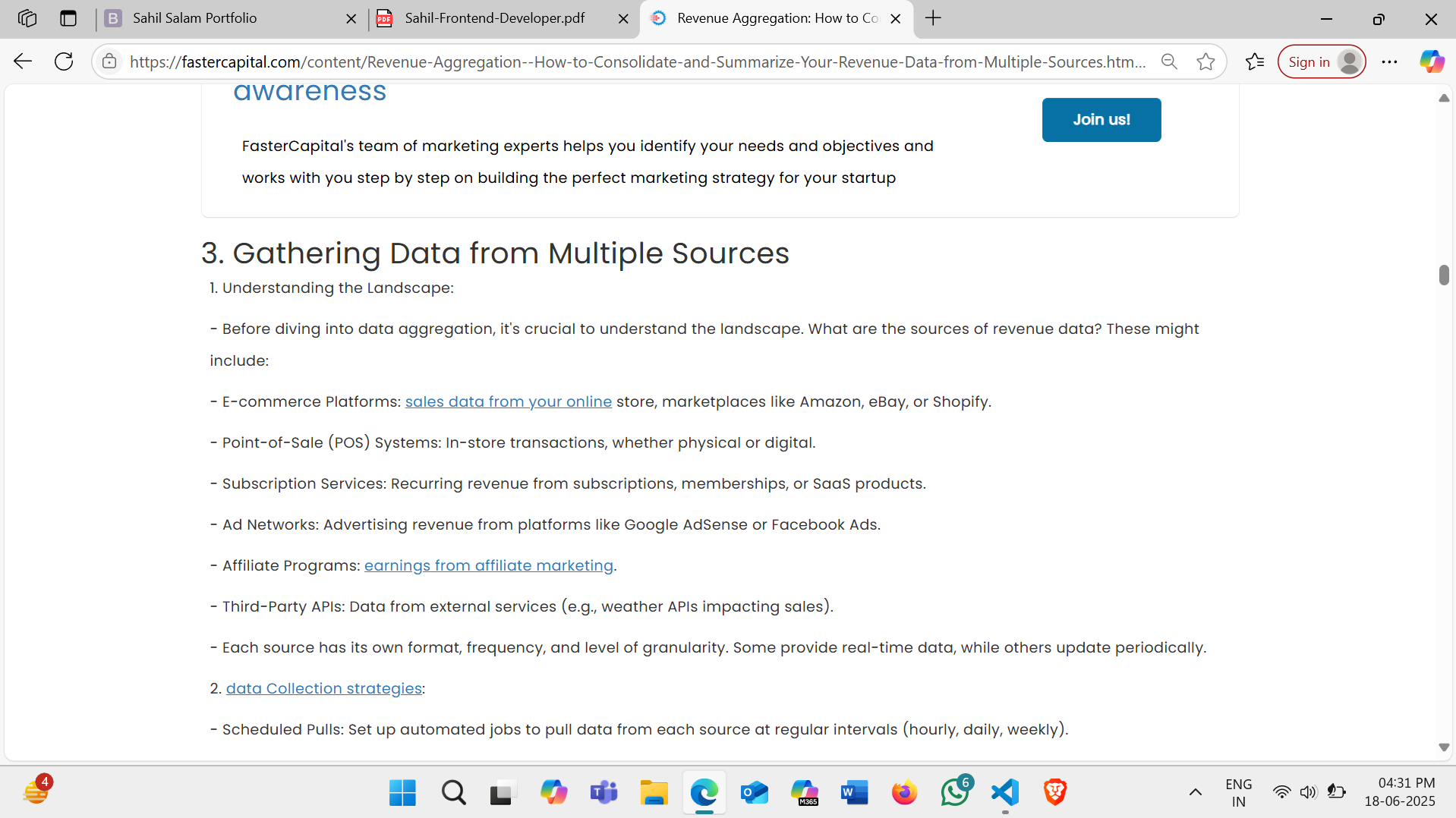 Sahil Frontend Developer Portfolio